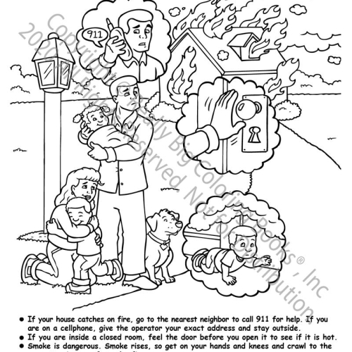 Child Safety Coloring Book - Really Big Coloring Books®