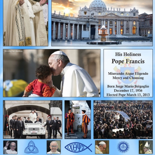 Pope Francis Coloring & Activity Book 8.5 x 11