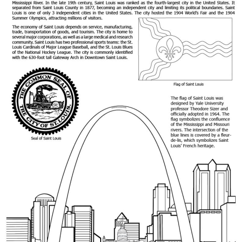 Gateway Stl Sketch Coloring Page