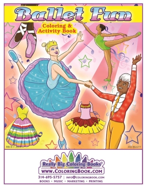Ballet Fun Imprintable Coloring and Activity Book