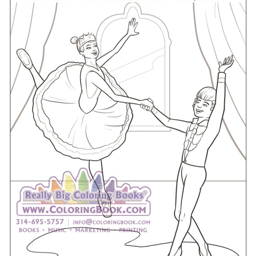 Ballet Fun Imprintable Coloring and Activity Book