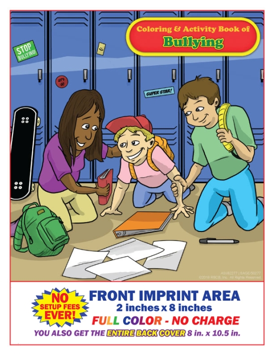 Bullying Imprintable Coloring and Activity Book