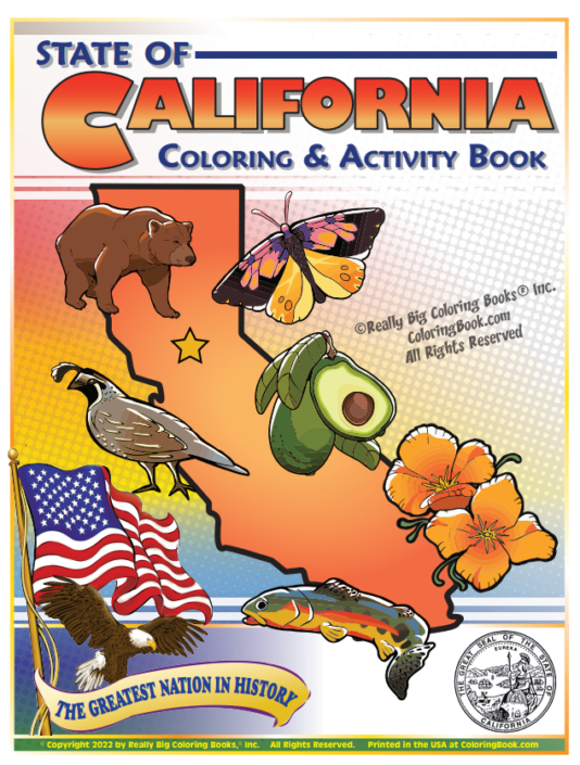 California State Coloring Book - Really Big Coloring Books®