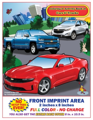 Chevrolet Imprintable Coloring and Activity Book