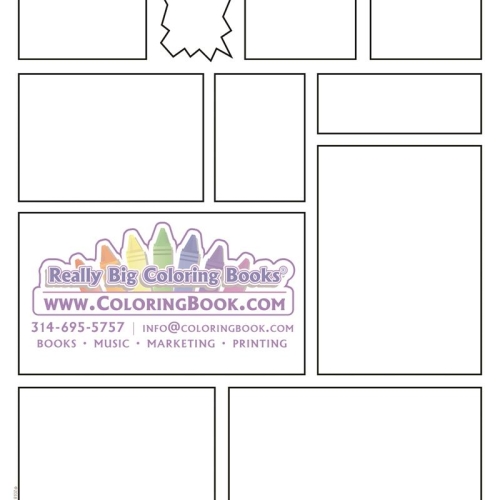 Design Your Own Comic Imprintable Coloring and Activity Book