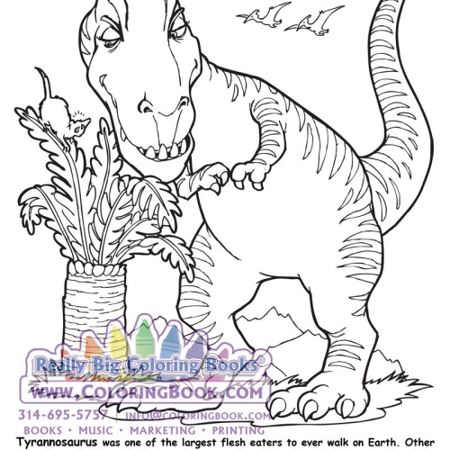 Dinosaurs 2 Imprintable Coloring Book with "Dinosaurs" Song