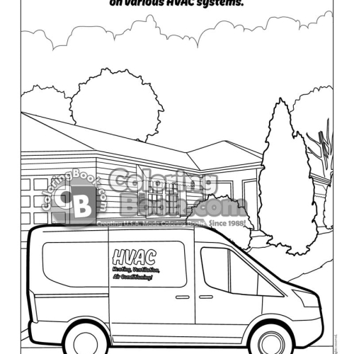 HVAC Imprintable Coloring and Activity Book