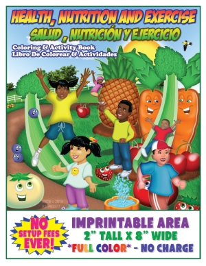 Health Nutrition and Exercise Imprint Coloring and Activity Book