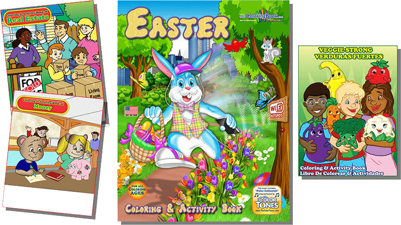 Custom Coloring Book - Publishing and Printing Since 1988.