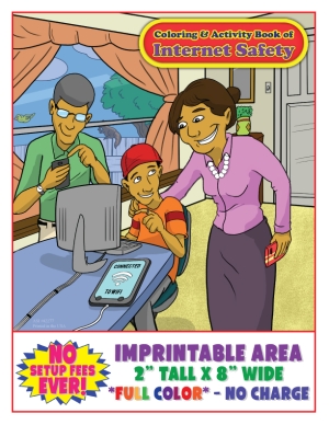 Internet Safety Imprintable Coloring and Activity Book