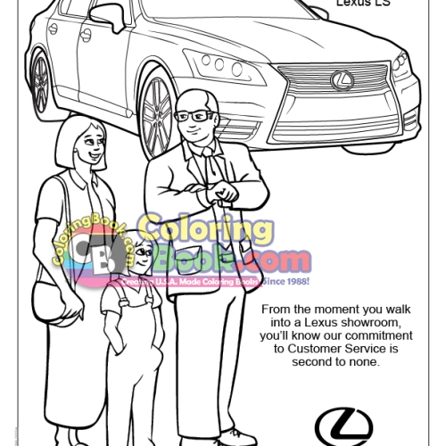 Lexus Imprintable Coloring and Activity Book
