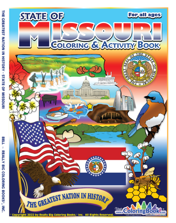 Missouri State Coloring Book 8.5 x 11 - Really Big Coloring Books®