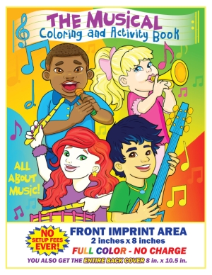 Music Imprintable Coloring and Activity Book