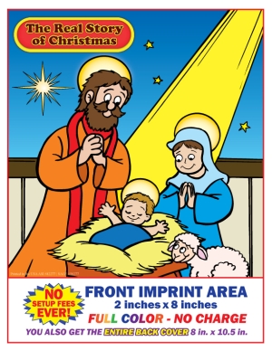 The Real Story of Christmas Imprintable Coloring and Activity Book