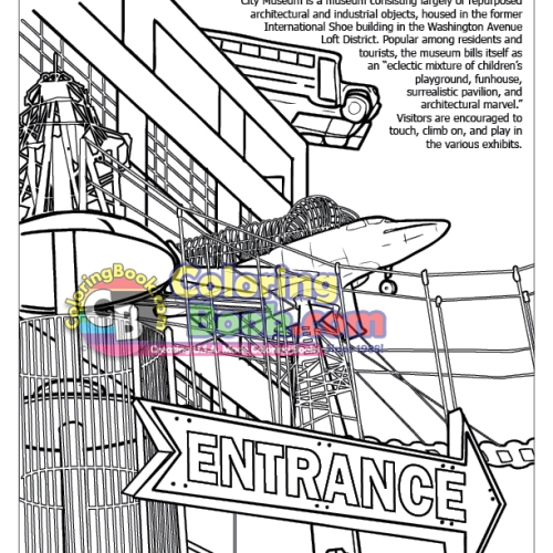 Saint Louis Imprintable Coloring and Activity Book