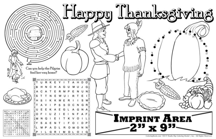Thanksgiving Imprint Placemat
