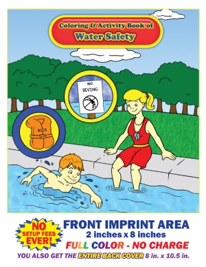 Water Safety Imprintable Coloring and Activity Book