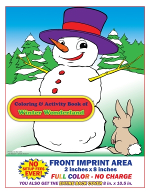 Winter Wonderland Imprintable Coloring and Activity Book