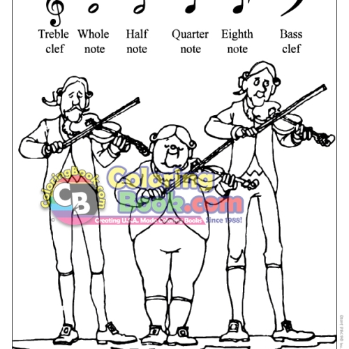 Music Imprintable Coloring and Activity Book