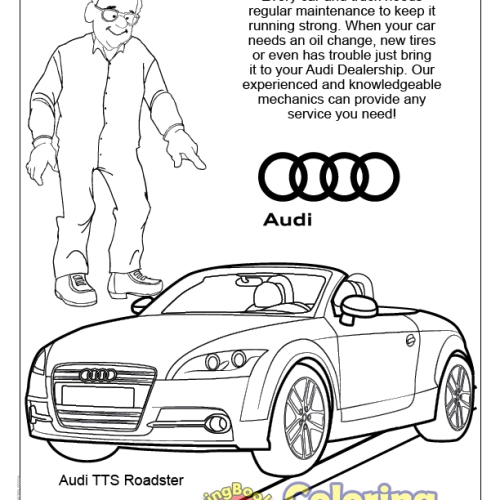 Audi Imprint Coloring and Activity Book
