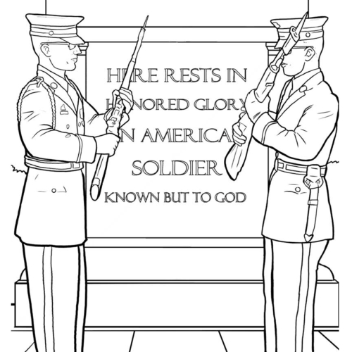 United States Armed Forces Coloring Book